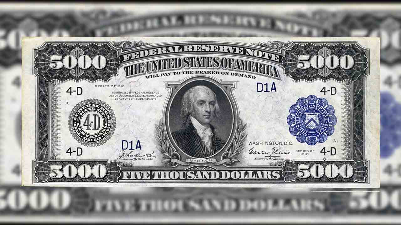 Este dólar hoy de 5,000 USD vale menos de $100 pesos en internet