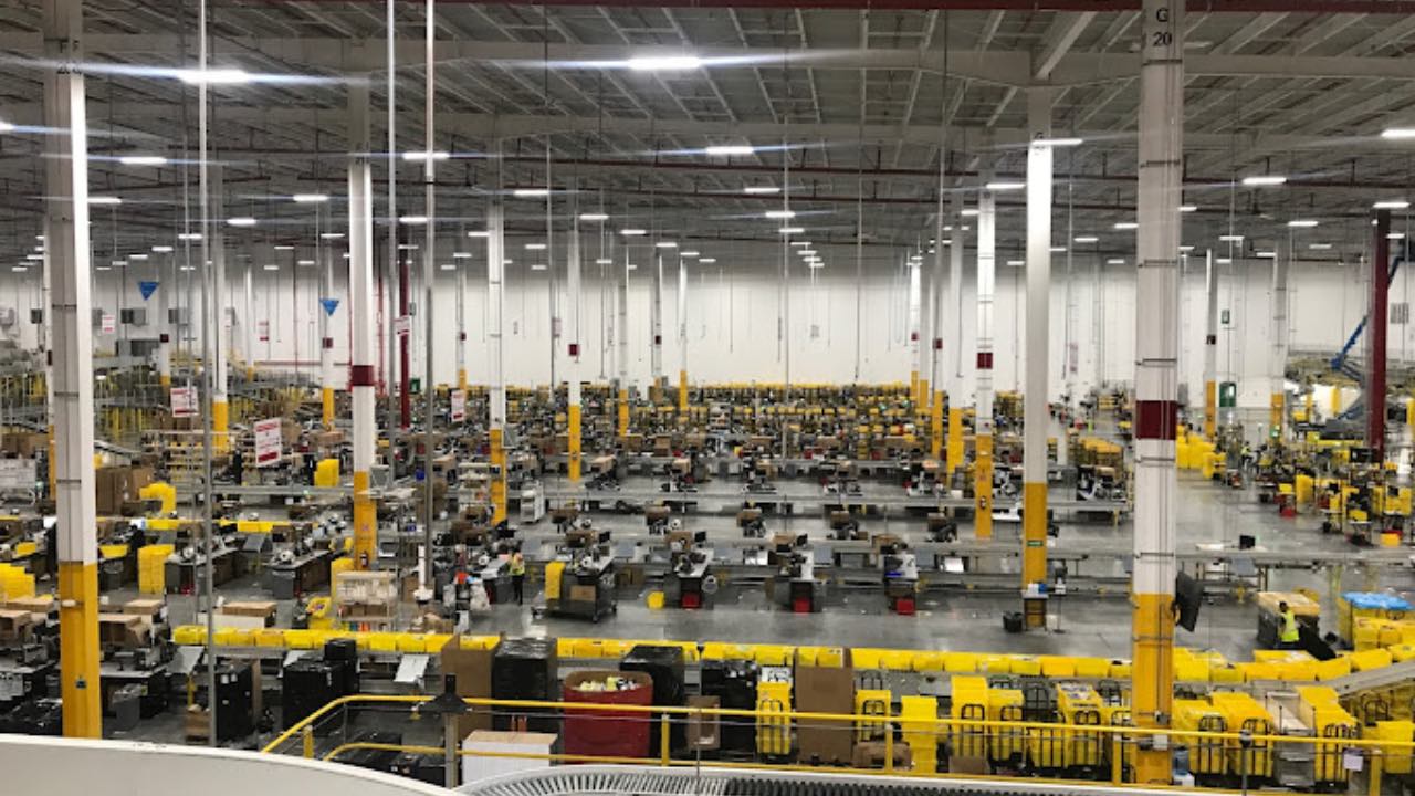 El almacén mas grande de Amazon se encuentra en México